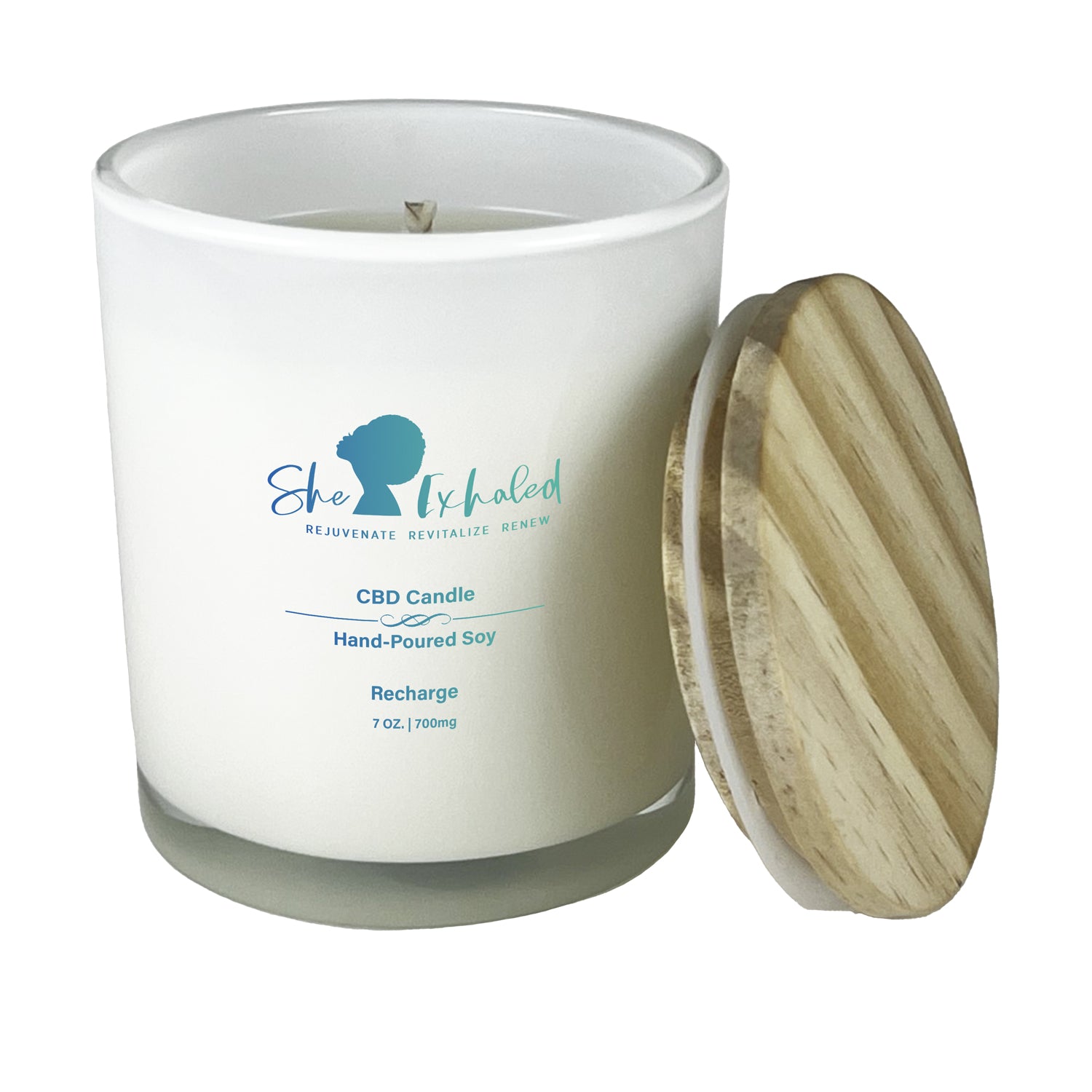 Buy CBD Candle: Recharge (7oz / 700mg) – She Exhaled